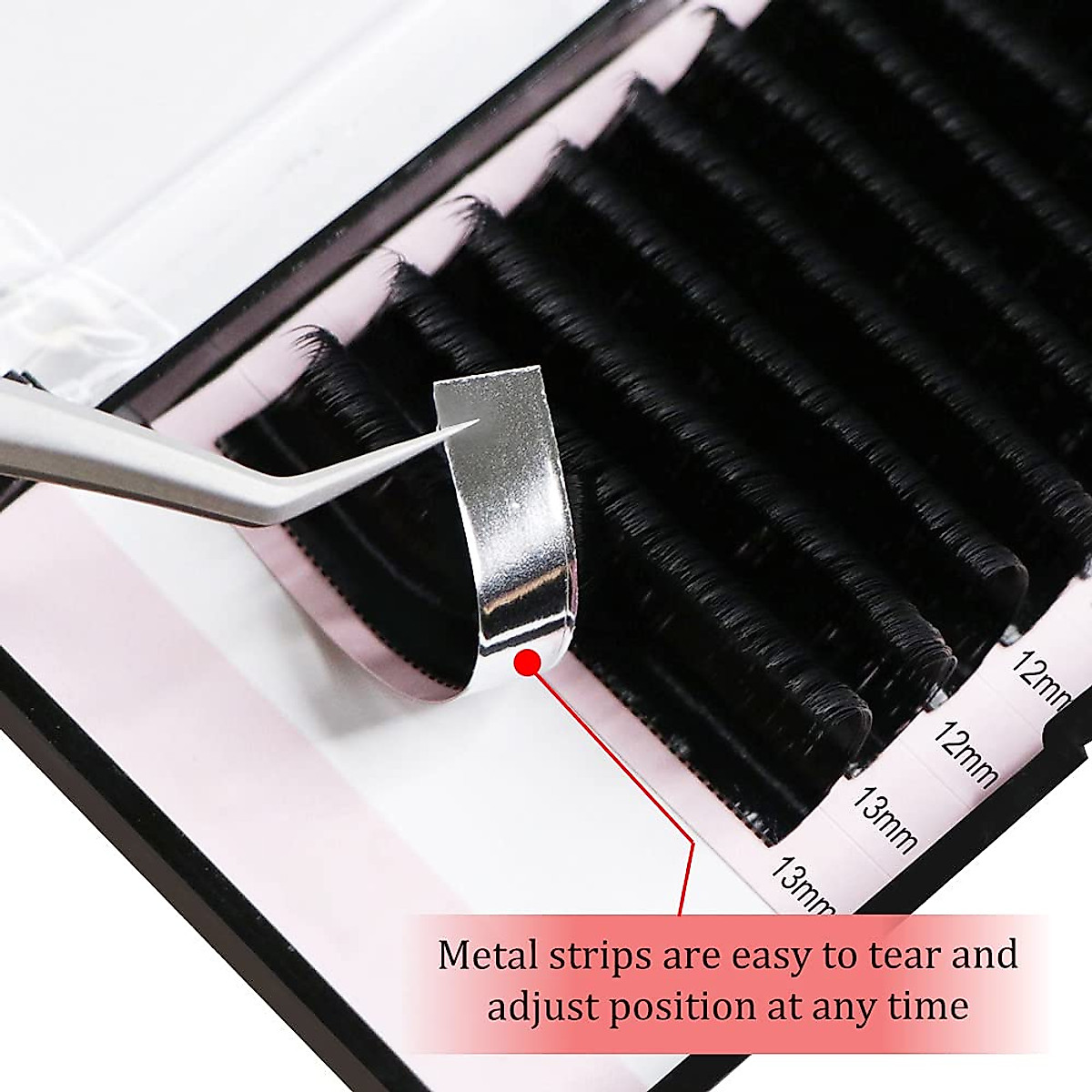 QUEWEL Eyelash Extensions 0.15mm C Curl Mix 8-15mm Supplies Matte Black Individual Eyelashes Salon Use|0.03/0.05/0.07/0.10/0.15/0.20mm C/D Single 8-18mm Mix 8-15mm/10-15mm|（0.15 C Mix8-15mm）