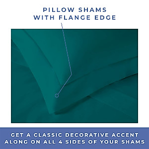 Kotton Culture 4 Piece Bed in a Bag Set 100% Egyptian Cotton 600 Thread Count Duvet Cover Pillow Shams & Fitted Sheet with Extra Deep Pocket Soft Bedding (Queen, Light Blue)