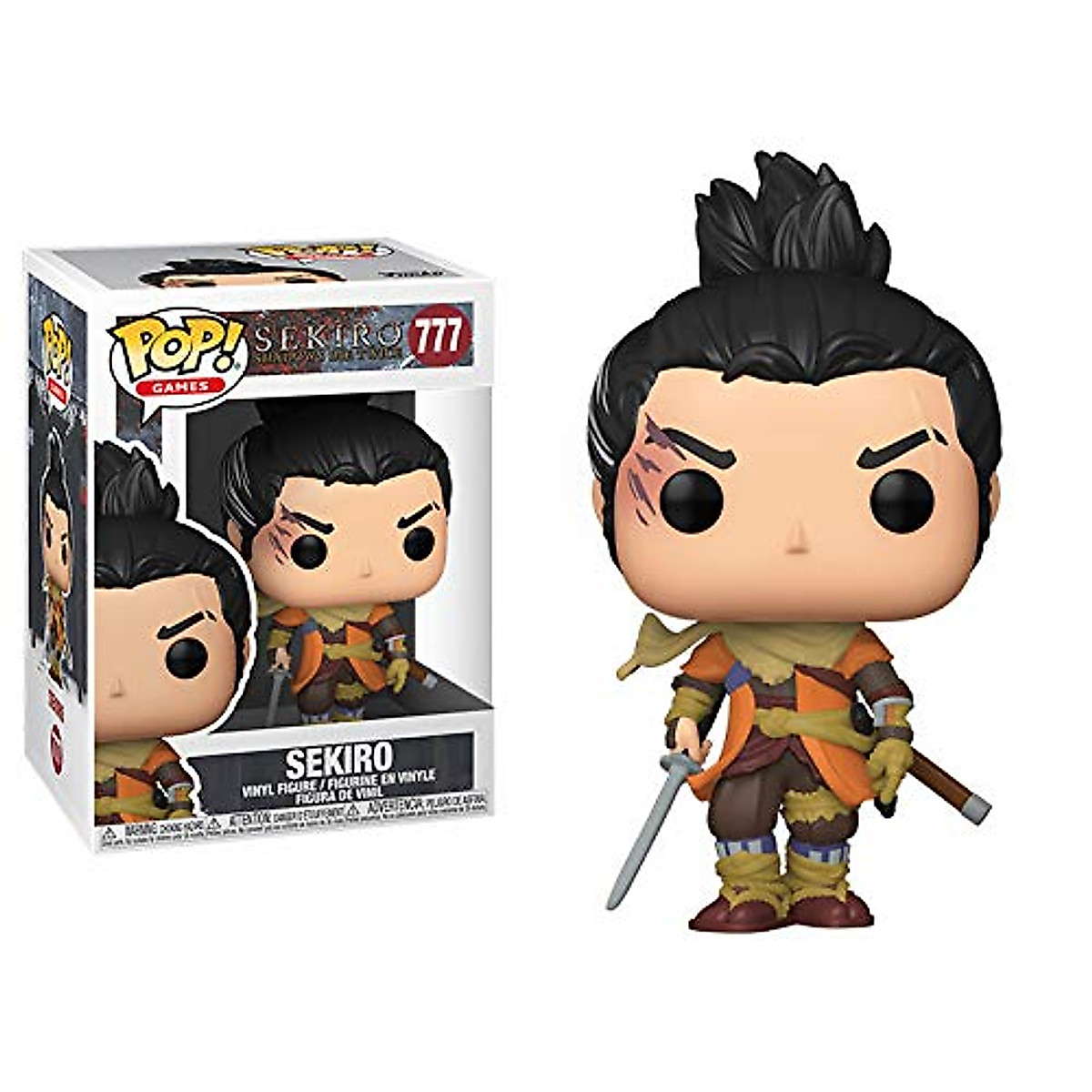 POP Sekiro - Sekiro Funko Pop! Vinyl Figure (Bundled with Compatible Pop Box Protector Case), Multicolored, 3.75 inches