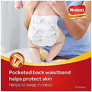 Huggies Little Snugglers Baby Diapers, Size 4, 144 Count, Unisex-Babies