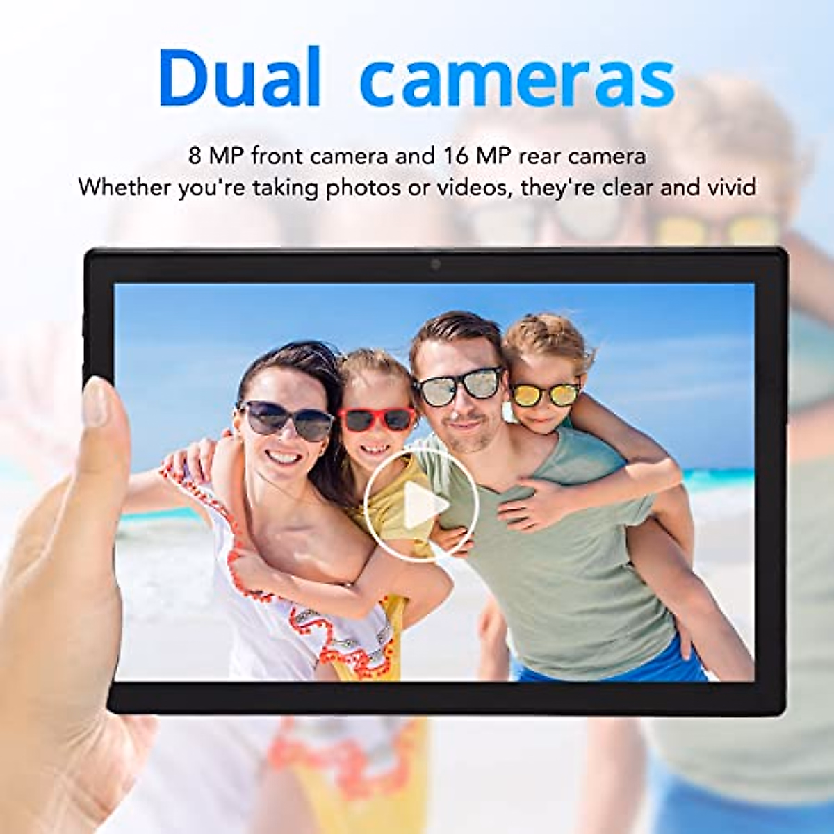 10.1 inch Tablet Android 12, Tablet PC with 12GB RAM 256GB ROM, Octa Core CPU, 2.4G / 5G WiFi, 7000mAh Battery, 8+16MP Camera 4G Phone Tablet (US Plug)