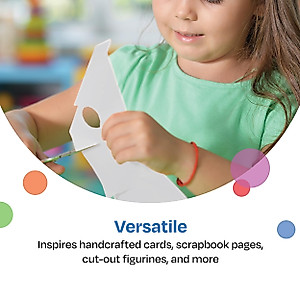 Childcraft Construction Paper, 9 x 12 Inches, White, 500 Sheets - 1465884