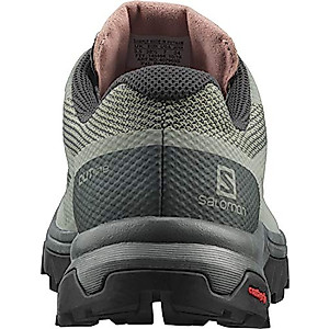Salomon Outline Gore-TEX Hiking Shoes for Women, Shadow/Urban Chic/Coral Almond, 8