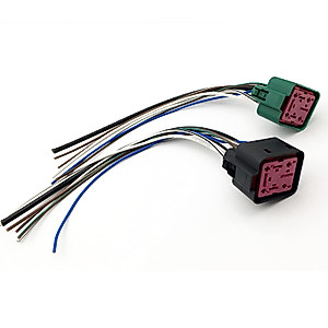 SET 2 FOR 6.0 6.4 7.3 Powerstroke Diesel Glow Plug Control Module GPCM Pigtail Connector 4C3Z-12B568-AA YC3Z-12B533-AA DY876 YC3Z12B533AA