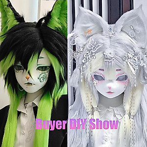 BOYYOEE 10PCS Fursuit Eye Mesh to Paint,11.8x7.87inch White Blank PVC Eye Mesh for Therian Mask 0.26mm Thick Waterproof Printable Mesh for Furries Cosplay,Sculptures, Props, Fursuits, Craft Making