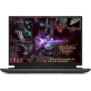 Dell Alienware m18 Laptop (2023) | 18" 1920x1200 FHD+ 480Hz | Ryzen 9-7945HX - 1TB SSD Hard Drive - RAM - Nvidia GeForce RTX 4090 | 32 cores @ 5.4 GHz - 16GB GDDR6X Win 11 Pro Black