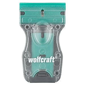wolfcraft Scraper with Plastic Blades I 4287000 I For cleaning delicate surfaces, Black