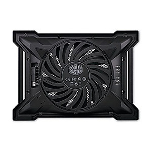 Cooler Master NotePal X-Slim II Laptop Cooling Pad 'Silent 200mm Fan, Egonomic Design, Supports up to 15.6" laptops' R9-NBC-XS2K-GP