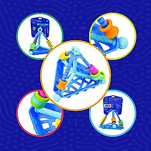 MOBI WIGLOO Baby Sensory Toys from Infants to Toddlers - Baby Toys for Hand Eye Coordination and Developmental Brain Function - Food Grade Silicone - 6 Month Old Baby Toys - Teething Toy