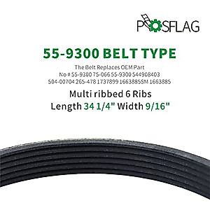POSFLAG 99-9313 Snow Blower Paddles with 55-8760 Scraper Blade 55-9300 Drive Belt and Hardware Kit for Toro CCR2000, CCR2400, CCR2400R, CCR2400E, CCR2500, CCR2500R, CCR3000R, CCR3000E Snowthrowers