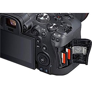 EOS R6 Mirrorless Digital Camera with RF 24-105mm f/4 L is USM Lens + 128GB Memory + Case + Tripod + Filters (38pc Bundle)