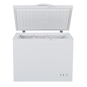 Maxx Cold 40.6" Commercial Chest Freezer with 9.6 Cu. Ft. Capacity, Durable White Steel, Locking Lid, and -11.2°F to -1°F Storage Range for Frozen Foods, Ice Cream, and More (MXSH9.6SHC)