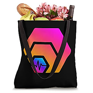 HEX PulseChain Crypto PLS Logo Cryptocurrency Stake 5555 Tote Bag