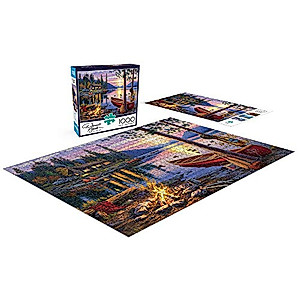 Buffalo Games - Darrell Bush - Canoe Lake - 1000 Piece Jigsaw Puzzle