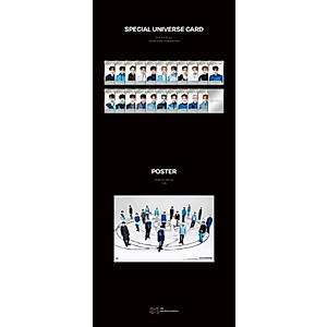 NCT Universe 3rd Album Jewel Case Ten Version CD+16p PhotoBook+12p Lyrics Paper+1p Sticker+1p PhotoCard+1p Universe Card+Message PhotoCard Set+Tracking Kpop Sealed