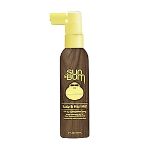 Sun Bum Original SPF 30 Sunscreen Scalp and Hair Mist I Vegan and Hawaii 104 Act Compliant (Octinoxate Oxybenzone Free) I Broad Spectrum UVA/UVB Sunscreen Spray with Vitamin E I 2 OZ