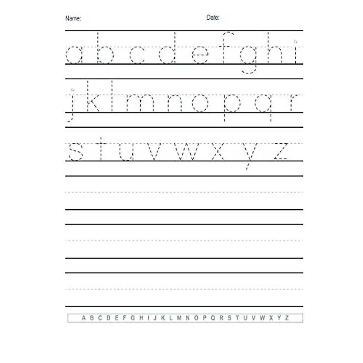 Trace Letters: Alphabet Handwriting Practice workbook for kids: Preschool writing Workbook with Sight words for Pre K, Kindergarten and Kids Ages 3-5. ABC print handwriting book