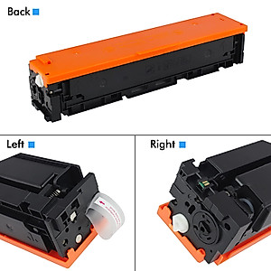 Amstech 204A Toner Cartridges 4 Pack Replacement for HP 204A 204 M180nw Toner Cartridges for HP Color Pro MFP M180nw M180 M180n M181fw M154a M154nw M154 M180 Printer (CF510A CF511A CF512A CF513A)