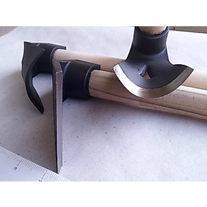 Set of Three Wood Carving Bowl Adze Tools - Straight - Big - Small Curved Adze