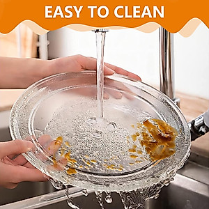 10.5'' Replacement Microwave Glass Plate Compatible with Hamilton Beach - 10 1/2" (27cm) Microwave Plate Turntable Tray, Heating Food Accessories, Dishwasher Safe