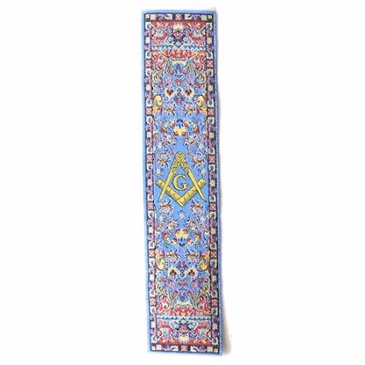 Square & Compass Blue Masonic Bookmark - [7'' x 2'']