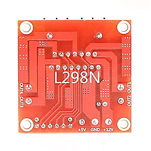 Ozgkee 1pc L298N Module H Bridge Driver Board Module for Stepper Motor Smart Car Robot