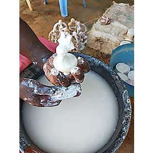 Handmade From Africa - Soapstone Giraffe - Handmade in Kenya - Figurine Sculpture - 4 Inches Height, Pineapple Yellow, SS10