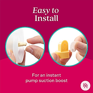 Nurse & Nourish 8 O'Rings & 4 Breast Pumps Membranes for Medela Harmony Manual Breast Pump - Nurse and Nourish Parts for Medela Hand Pump Harmony & for Medela Membrane Replacement