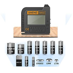 New Generation Universal Digital LCD Battery Tester for AA AAA C D 9V Button Cell