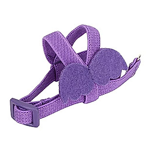 Bird Harness Leash Purple Bird Harness and Leash Pet Outdoor Flying Rope Bird Flying Harness Traction Rope for Parrots Pigeons Birds Purple
