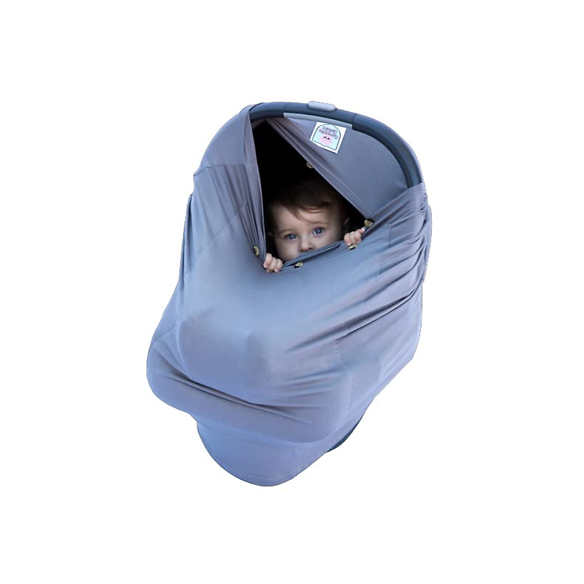 Snuggle Shield® Cover Air Filtering Infant Cover - Grey