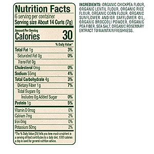 Sprout Organic Baby Food, Stage 4 Toddler Snacks, Broccoli Plant Power Curlz, 1.48 Ounce (Pack of 6)