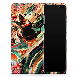 DesignSkinz Blurred Abstract Flow V60 Protective Vinyl Decal Wrap Skin Cover Compatible with The Samsung Galaxy S20 (Screen Trim & Back Glass Skin)