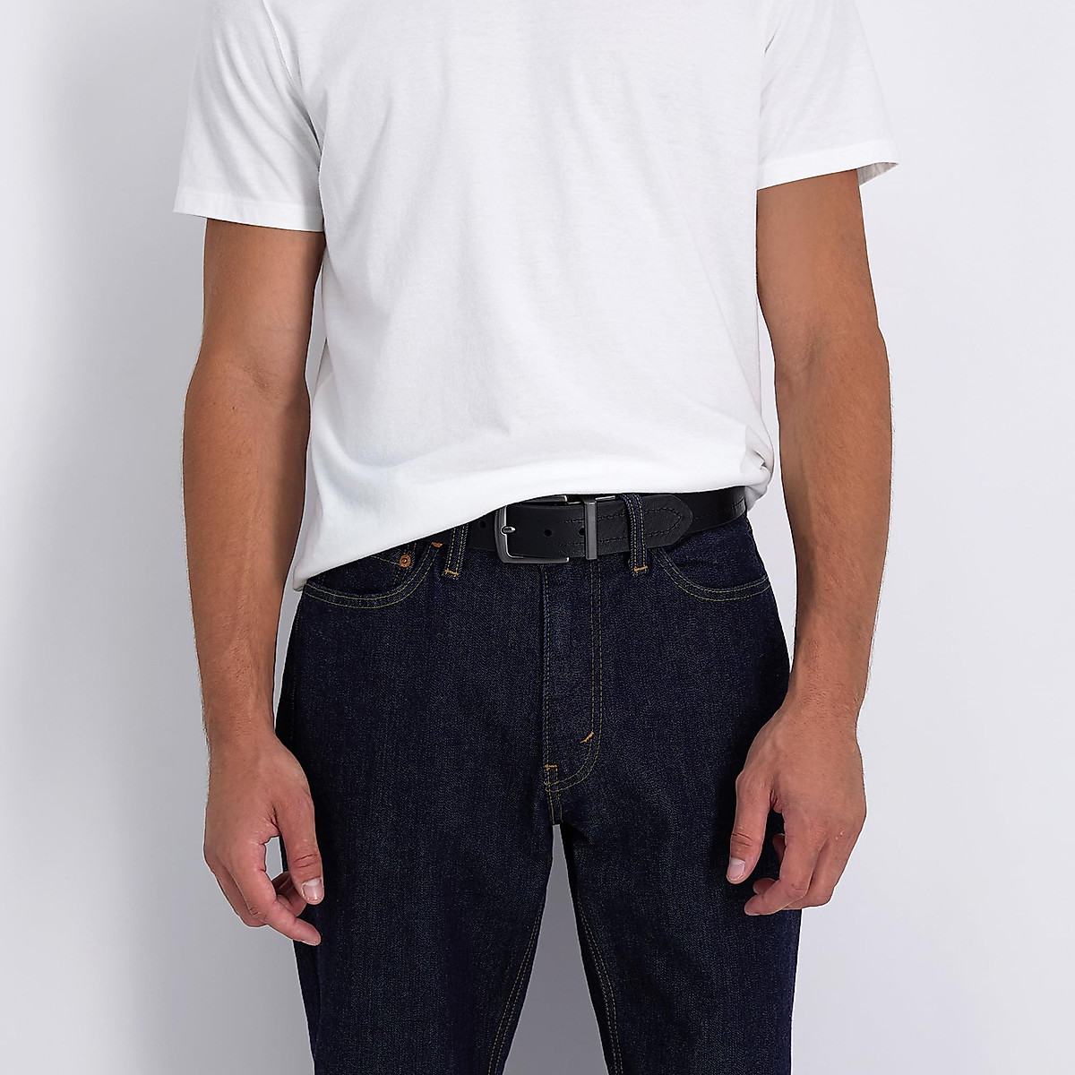 Levi's Men's Reversible Casual Jeans Belt, Brown/Black 1, Large (38-40)