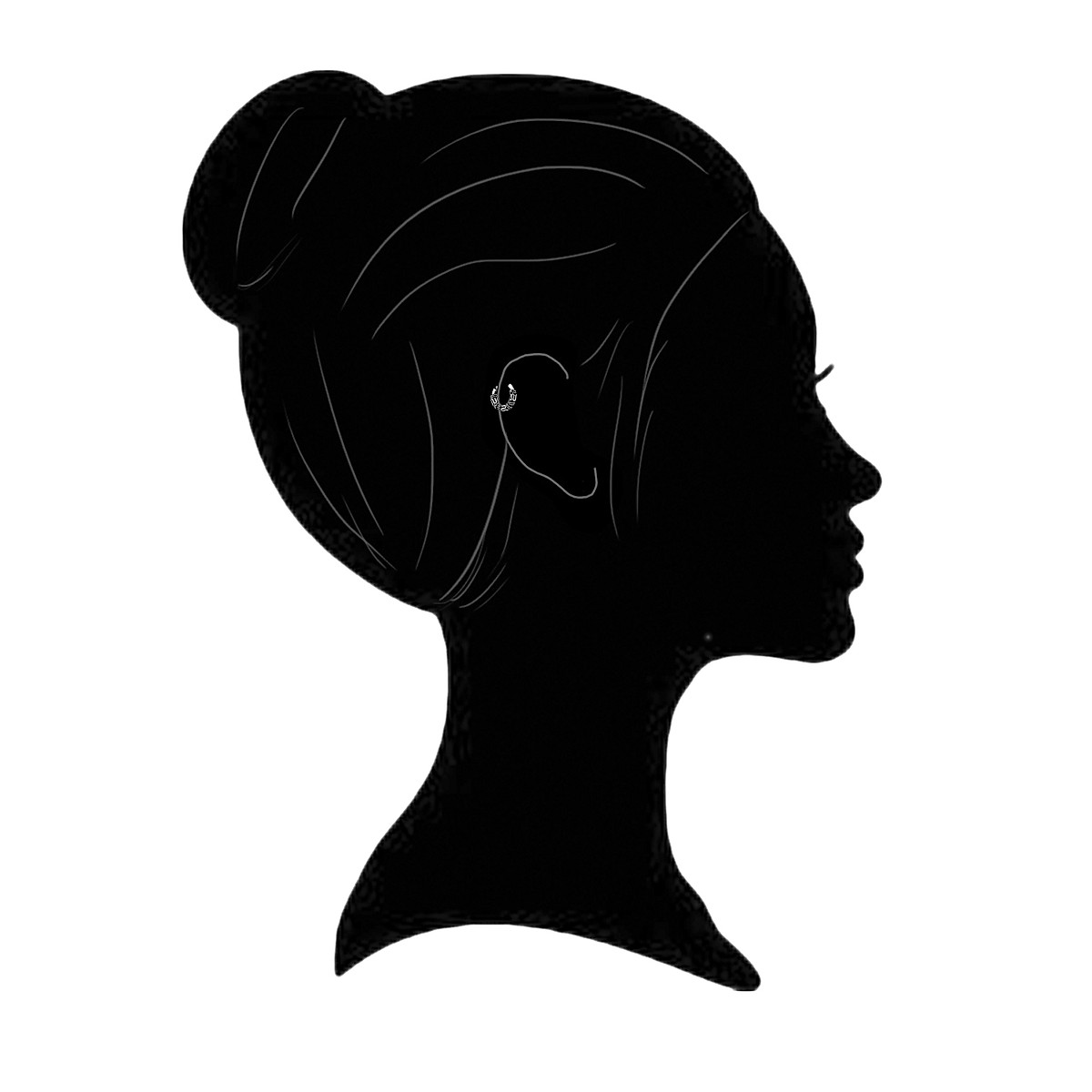 Forbidden Body Jewelry .925 Sterling Silver 3/8" Balinese Braided Design Cartilage Hoop Earring (Sold Individually)