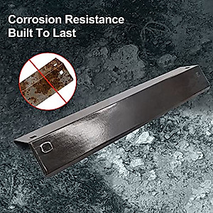 BBQ-Element Grill Heat Plates Compatible for Chargriller 5050, 5650, 3001, 5072 Grill, 3-Pack Porcelain Steel Heat Tent Burner Cover Flame Tamers for Char griller 5050, 3001, King Griller 3008