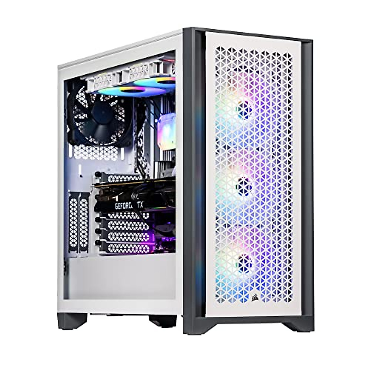 Velztorm White Armix Prebuilt Gaming Desktop PC (AMD Ryzen 9 7900X 12-Core 4.7GHz, GeForce RTX 4090 24GB, 32GB DDR5, 512GB PCIe SSD + 2TB HDD (3.5), 240mm AIO, 1000W PSU, Killer WiFi 6E, Win10Pro)