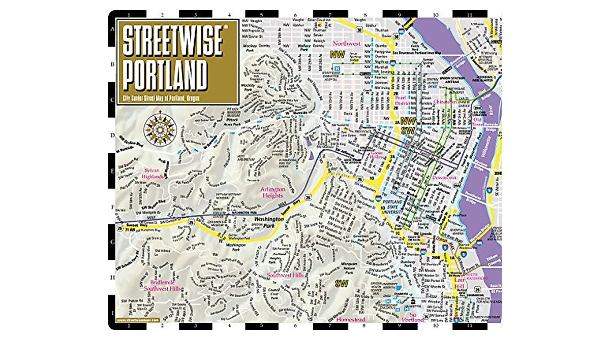 Streetwise Portland Map - Navigate Portland Easily
