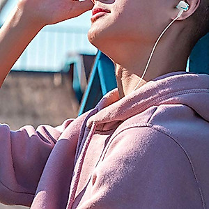 Heave Wired in Ear Headphones Earbuds,Powerful Heavy Bass Sound Wired Headset Gaming Earbuds Built in Noise Cancellation Mic for Running Workout Exercise Blue