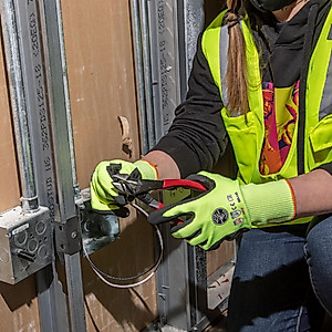 Dipped Plier Kit, Diagonal-Cutting, Needle-Nose, Side-Cutting High Leverage Linesman Pliers, Cutter and Crimper, 5-Piece