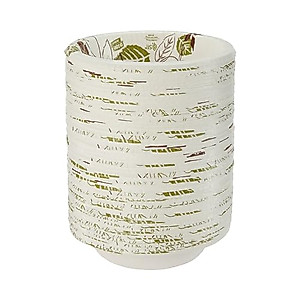 Dixie Pathways Heavyweight Paper Bowls, 20 Oz, White/Green/Burgundy, 125/pack