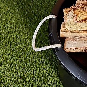 18 Gallon (72 Quart) Rope Handle Storage Bin Tote Lidless Ball Bucket