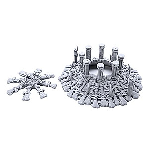 The Witch Temple by Printable Scenery, 3D Printed Tabletop RPG Scenery and Wargame Terrain 28mm Miniatures