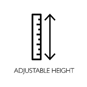 Leick Black Mesh Back Office Chair