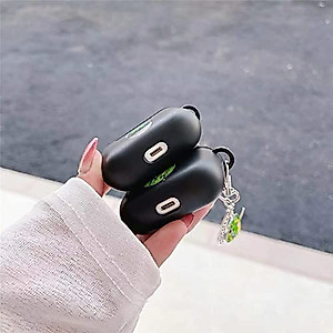 Air pod Pro Case, XUYIQIANG Shockproof and Drop-Proof Luxury TPU Hard Protective Cover, IMD Fashion Pattern Printing, Air pod Pro Case Suitable for Everyone, Unique Keychain(huimei-pro-001)