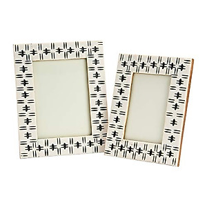 Main + Mesa Resin Photo Frames, Set of 2 (4x6” and 5x7”)