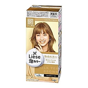 KAO Prettia Bubble Hair Color, Milktea Brown