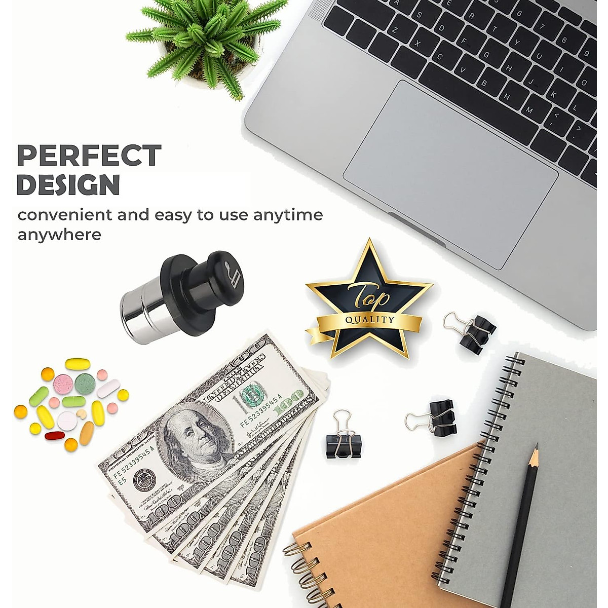 Fake Car Lighter Safe (2 Pack) Car Diversion Safe for Cash Jewelry | Car Hidden Compartment Secret Storage Secret Containers Car Lighter Hidden Compartment Hiding Safes Money