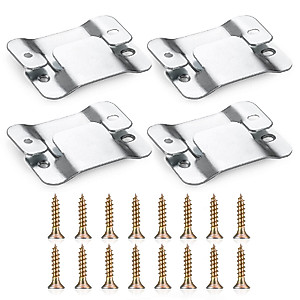 SONGTIY 8PCS Sectional Couch Connectors Furniture Connector, Premium Metal Sofa Interlocking Sofa Connector Bracket with Screws, Suitable for Loveseat
