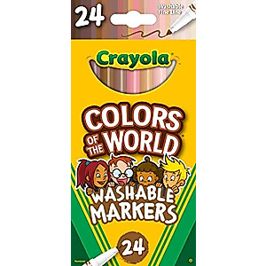 Crayola Colors of the World Markers 24 Count